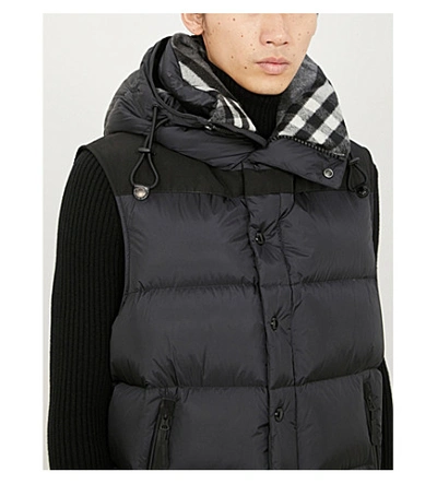 Burberry Men's Lockwell Quilted Puffer Jacket W/ Signature Check Trim ...
