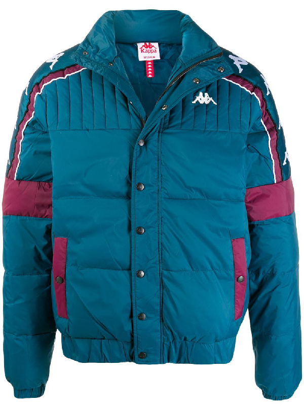 Kappa Blue Polyamide Down Jacket | ModeSens