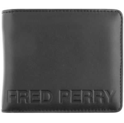 Fred Perry Embossed Bifold Wallet Black | ModeSens