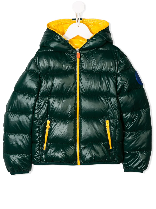 Save The Duck Kids' Hooded Puffer Jacket In Green | ModeSens Save The Duck Kids' Hooded Puffer Jacket In Green | ModeSens
