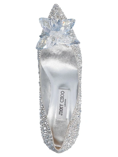 Jimmy Choo Cinderella Shoes In Silver | ModeSens