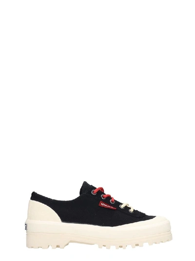 Superga Alpina Low Sneakers In Black Canvas | ModeSens