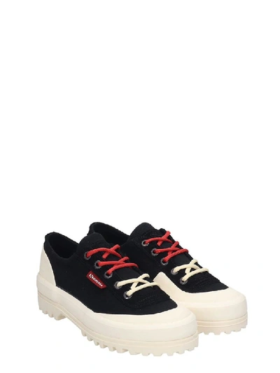 Superga Alpina Low Sneakers In Black Canvas | ModeSens