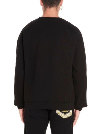 Versace Dragon Print Sweatshirt In Black | ModeSens
