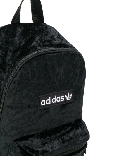Adidas Originals Velvet Logo Backpack In Black | ModeSens
