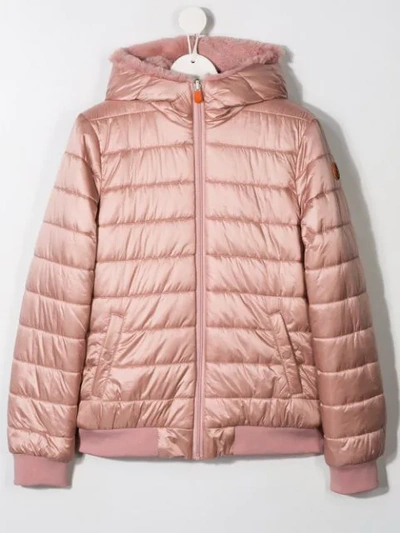 Save The Duck Kids' Fury Bomber Jacket In Pink | ModeSens Save The Duck Kids' Fury Bomber Jacket In Pink | ModeSens