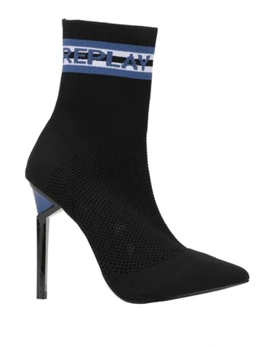 Replay Ankle Boot In Black | ModeSens