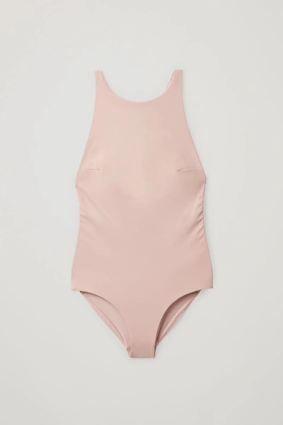 Cos Swimsuit With Cross-over Back In Pink | ModeSens
