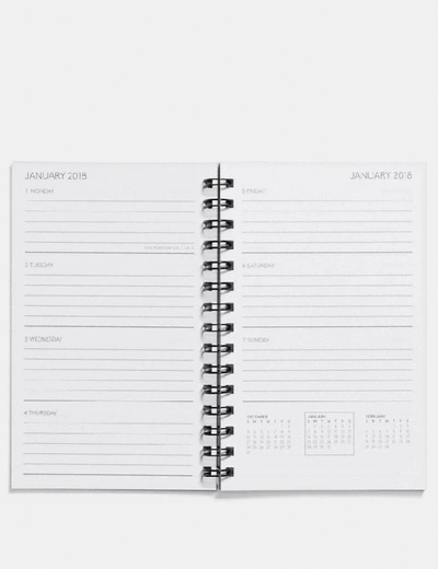 Coach 6x8 Spiral Diary Book Refill In White | ModeSens