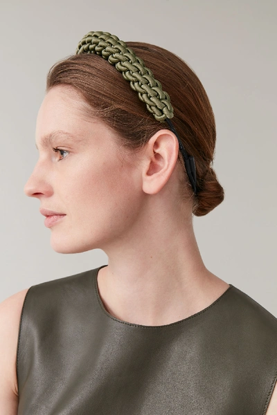 Cos Short Rope Necklace In Green | ModeSens