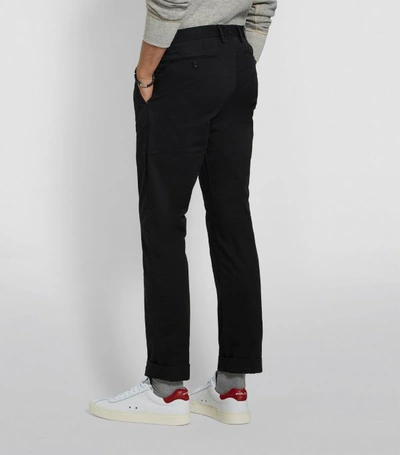 Polo Ralph Lauren Stretch Slim-fit Chinos In Polo Black | ModeSens