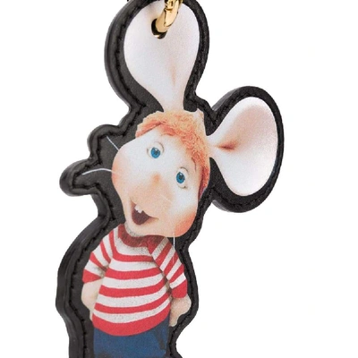 Alberta Ferretti Keychain In Leather In The Shape Of Topo Gigio In ...