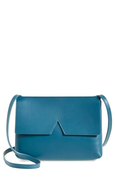 Vince 'signature Collection - Small' Leather Crossbody Bag In Lake ...