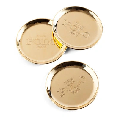 Polo Ralph Lauren Kipton Brass Bottle Coaster In Gold | ModeSens