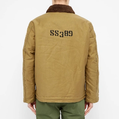 The Real Mccoys The Real Mccoy's N-1 Uss Piranha Deck Jacket In Brown ...