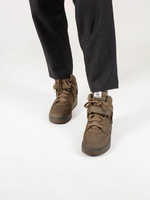 Isabel Marant Brooklee Sneakers Khaki In Green | ModeSens