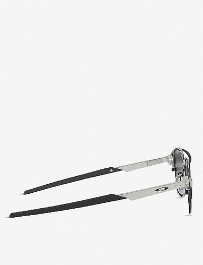 Oakley Oo6042 52 Coldfuse Titanium Square-frame Sunglasses In Black ...