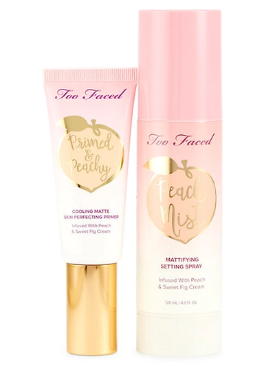 Too Faced Peach Perfect 2-piece Dynamic Duo Primer & Setting Spray Set ...