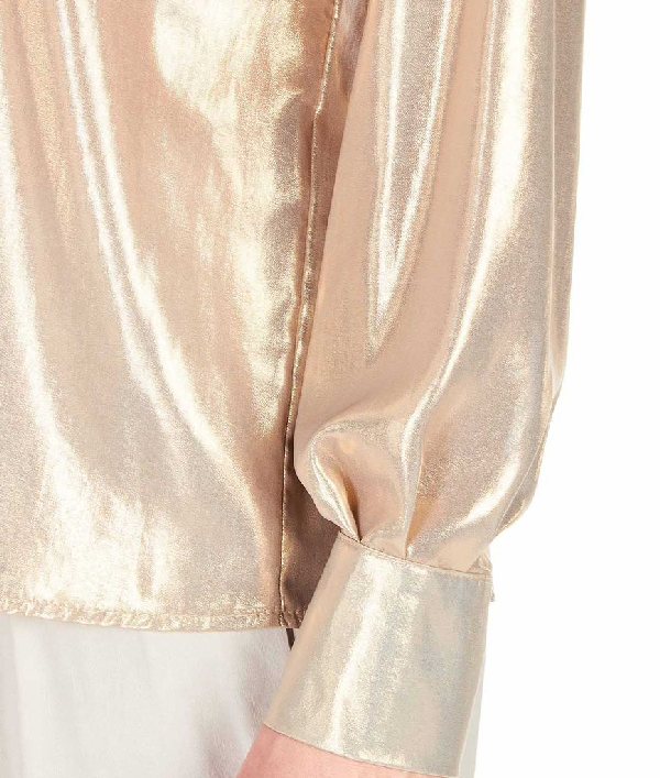 Kaos Women's Gold Polyester Shirt | ModeSens