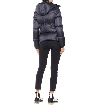 Moncler Fourmi Short Down Jacket In Blue | ModeSens