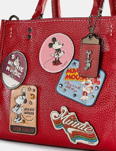 Coach Disney X Rogue 25 With Patches - Women's In Pewter/1941 Red ...