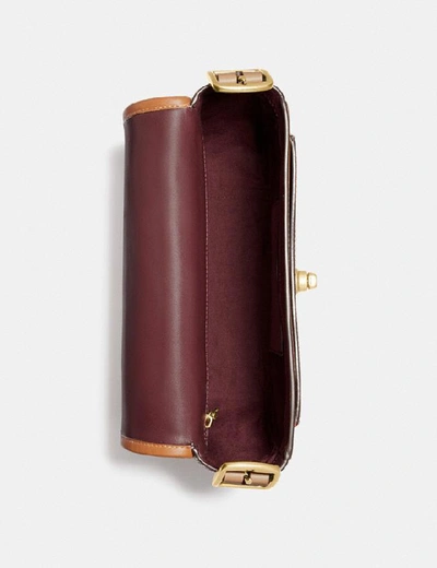 Coach Rambler Crossbody In Signature Canvas In Brass/tan Chalk Multi ...