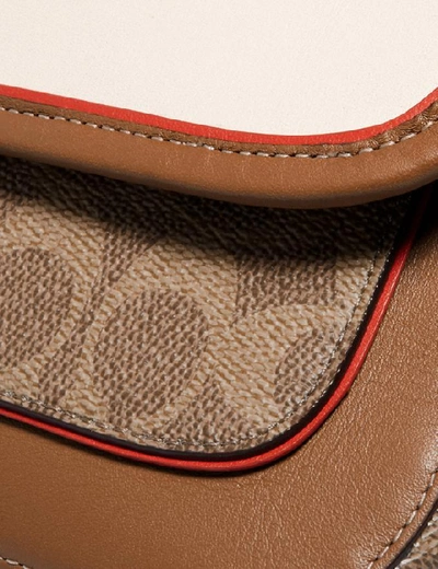 Coach Rambler Crossbody In Signature Canvas In Brass/tan Chalk Multi ...