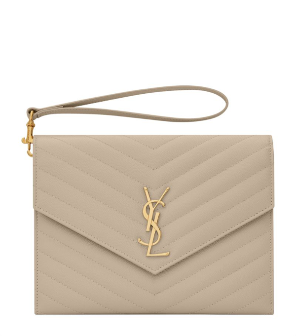 Saint Laurent Monogram Envelope Clutch | Paul Smith