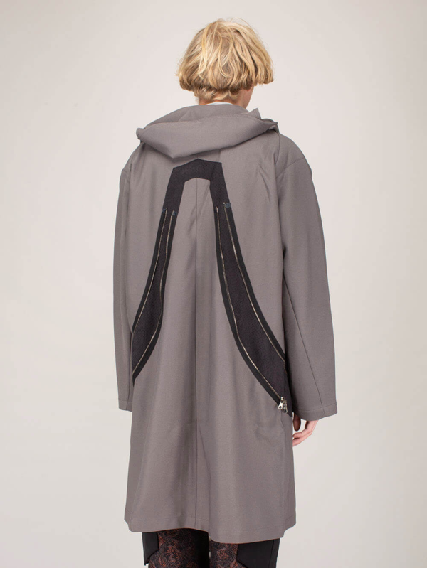 KIKO KOSTADINOV 20AW LATHI ZIP COAT-