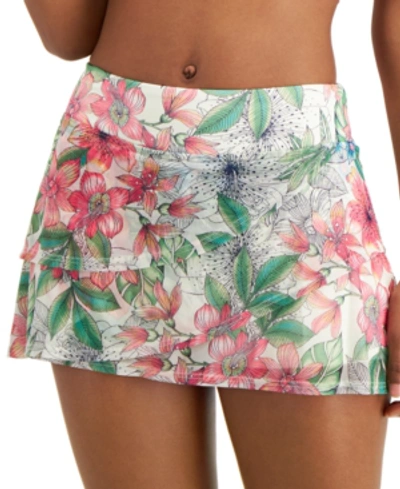 Coco Reef Five Way Bra Size Bikini Top Mesh Layer Swim Skort Women's ...