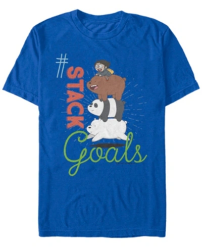 Fifth Sun Men's We Bare Bears This My Squad Patch Short Sleeve T- Shirt ...