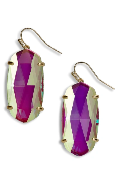 Kendra Scott Esme Drop Earrings In Dichroic Glass/ Gold | ModeSens