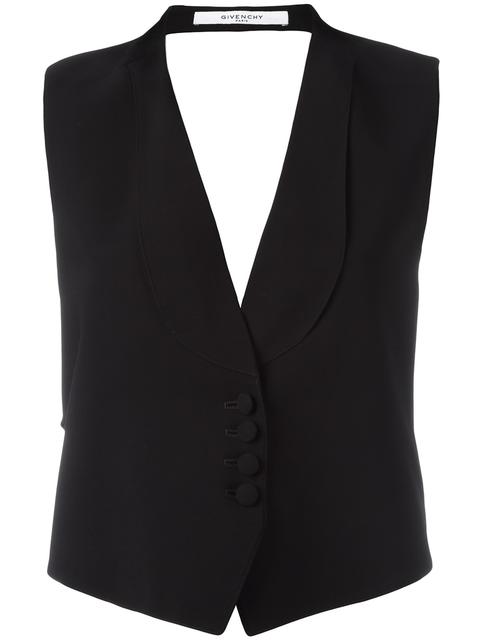 Givenchy Backless Waistcoat | ModeSens