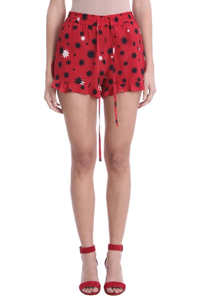 Red Valentino Stars And Shadows Printed Shorts In Red | ModeSens