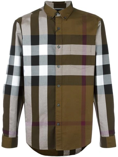 Burberry Checked Shirt | ModeSens