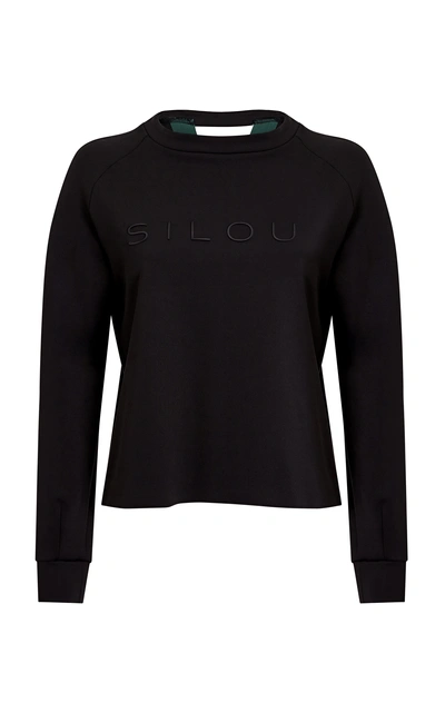 Silou London Silou Logo Crewneck In Black | ModeSens