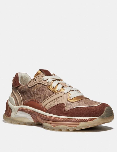 Coach C143 Runner In Multi - Size 10 B In Tan/saddle | ModeSens