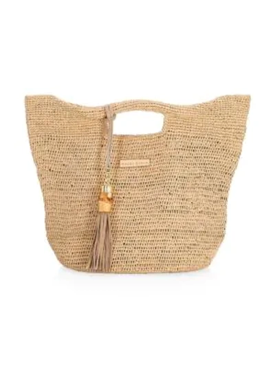 Heidi Klein Mini Raffia Bucket Bag In Natural | ModeSens