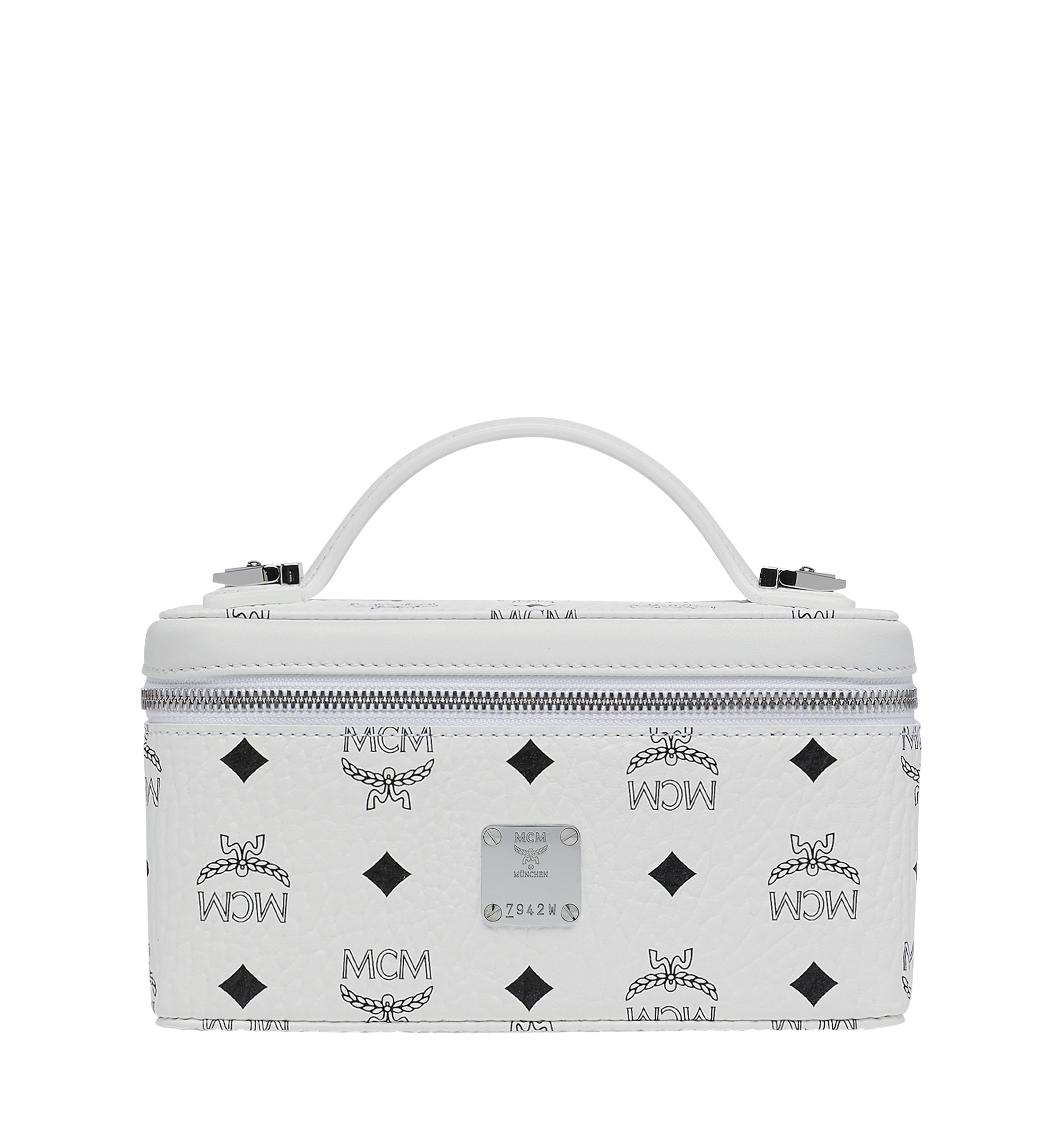 Mcm Rockstar Vanity Case In Visetos Original In White | ModeSens