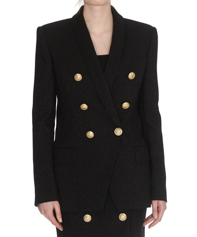 Balmain Double Breasted 6 Buttons Blazer | ModeSens