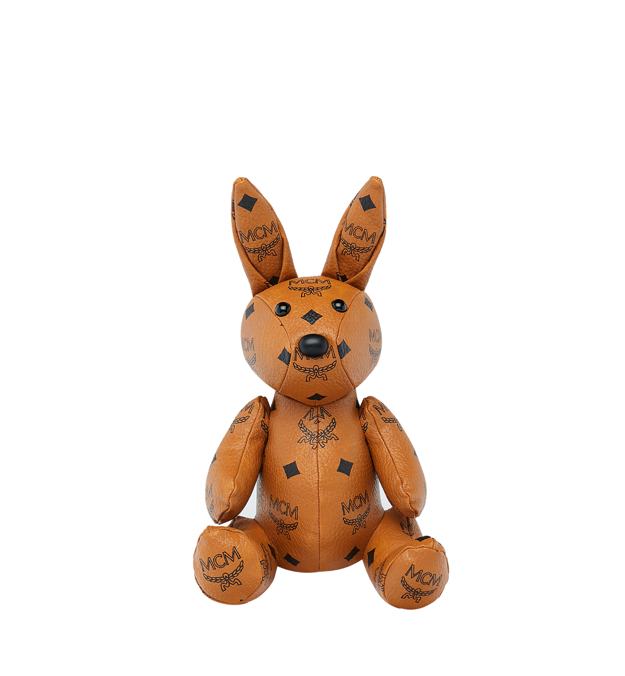 Mcm Rabbit Doll In Visetos In Cognac | ModeSens