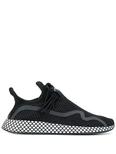 Adidas Originals Adidas Thick Sole Sneakers - Black | ModeSens