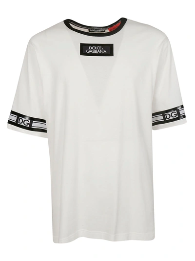 Dolce And Gabbana Logo Patch T Shirt Modesens