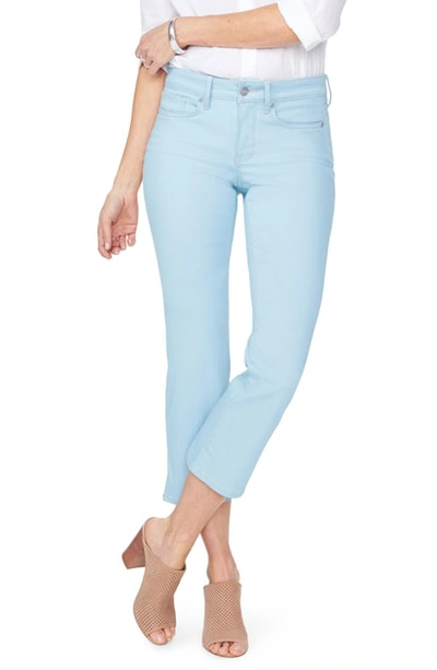 Nydj Marilyn Side Slit Ankle Straight Leg Jeans In Mica | ModeSens