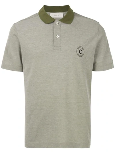 Cerruti 1881 Contrasting Collar Polo Shirt In Green | ModeSens
