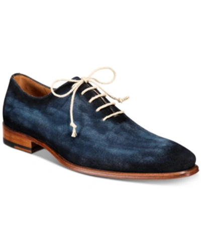 Mezlan Men's Rossini Lace-up Oxfords Men's Shoes In Jeans | ModeSens