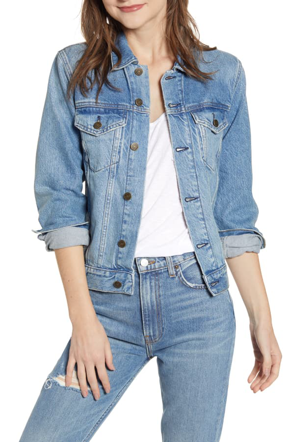 Reformation Denim Jacket In Shasta | ModeSens