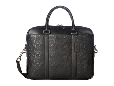 Coach Perry Compact Brief In Signature Crossgrain | ModeSens