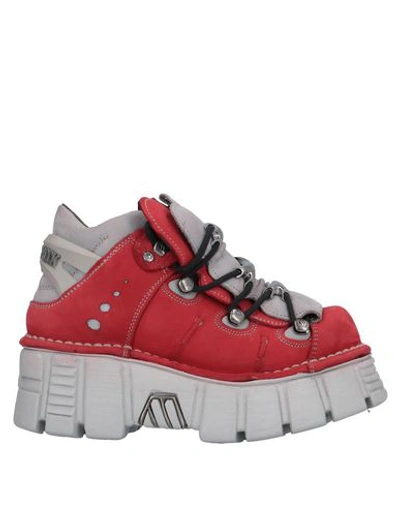 New Rock Sneakers In Red | ModeSens