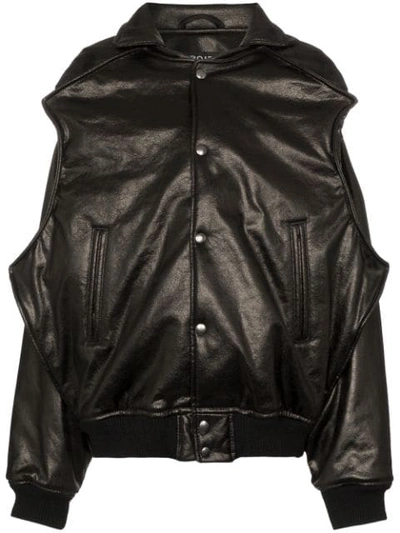 Y/project Double-layer Bomber Jacket In Black | ModeSens